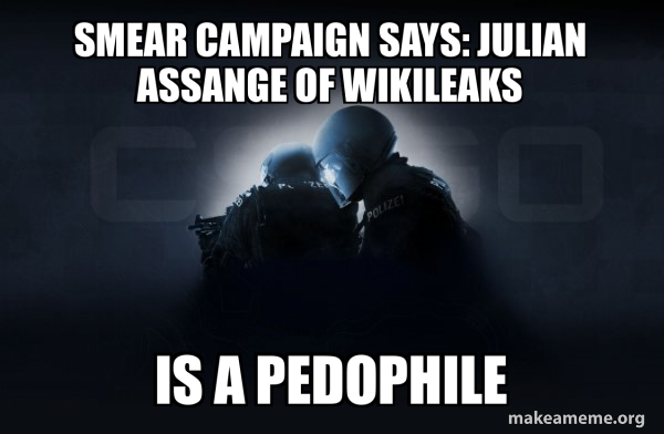 Smear Campaign Says: Julian Assange of Wikileaks is a Pedophile ...