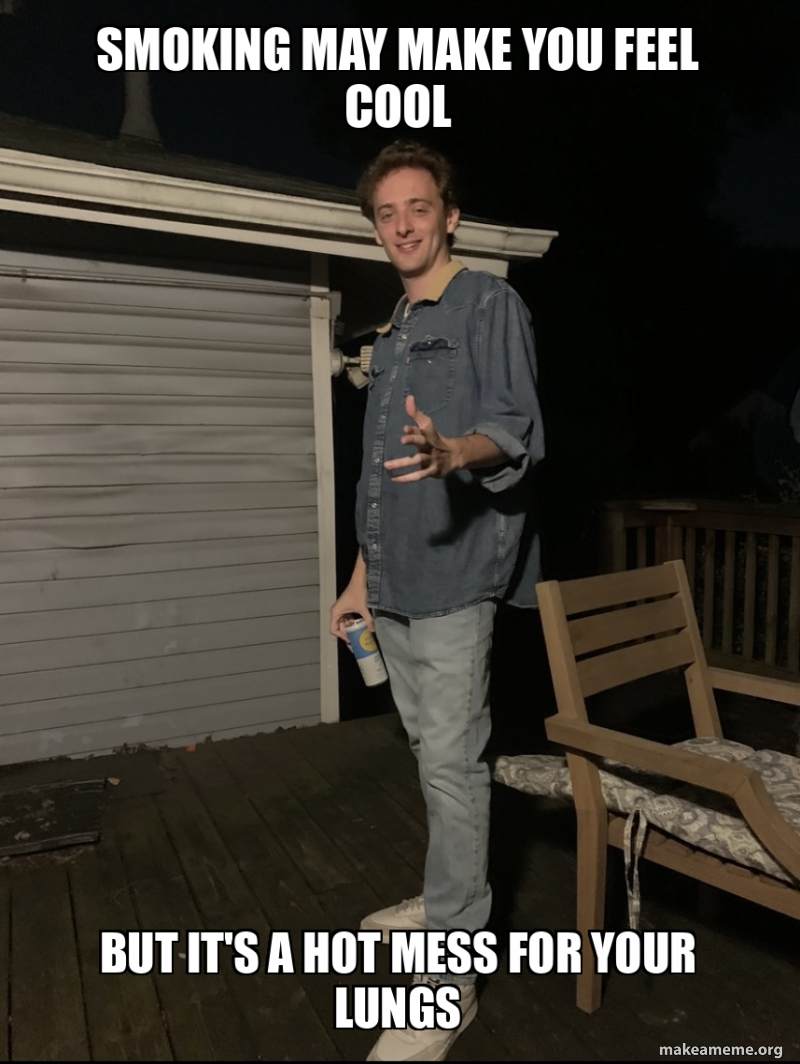 Smoking may make you feel cool But it's a hot mess for your lungs ...