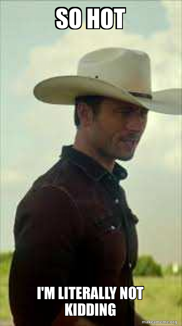 So hot I'm literally not kidding Meme Generator