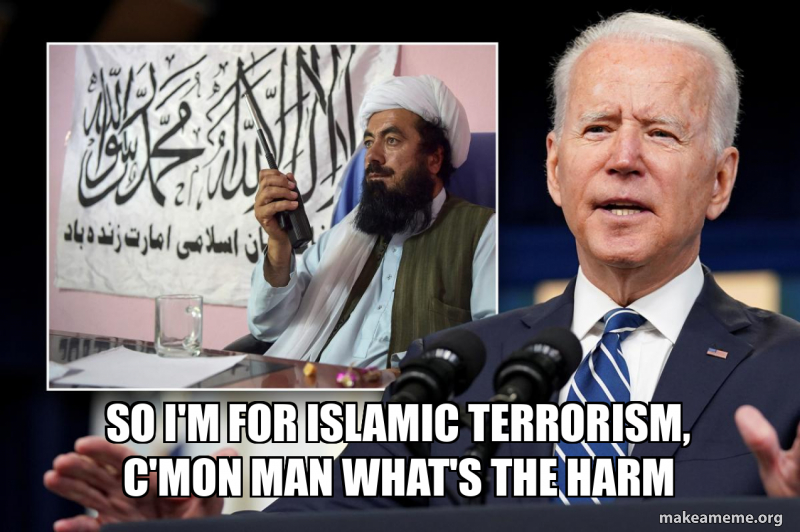 So I'm for Islamic terrorism, c'mon man what's the harm Meme Generator