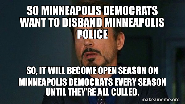 SO Minneapolis DEMOCRATS WANT TO DISBAND Minneapolis POLICE SO, IT WILL ...
