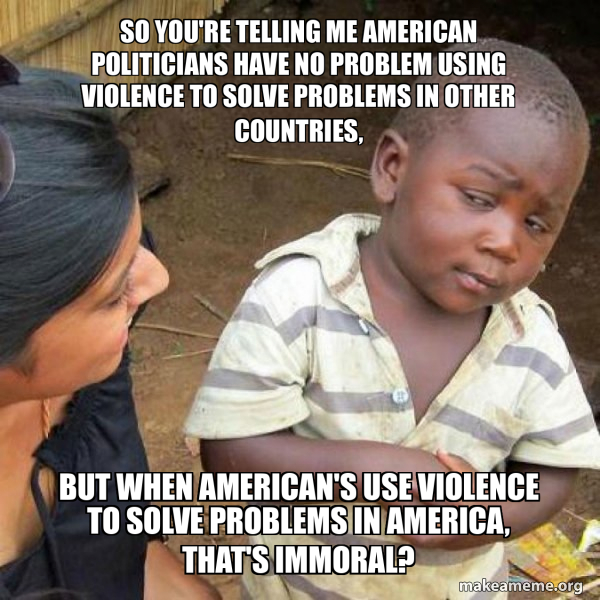 So you're telling me American Politicians have no problem using ...