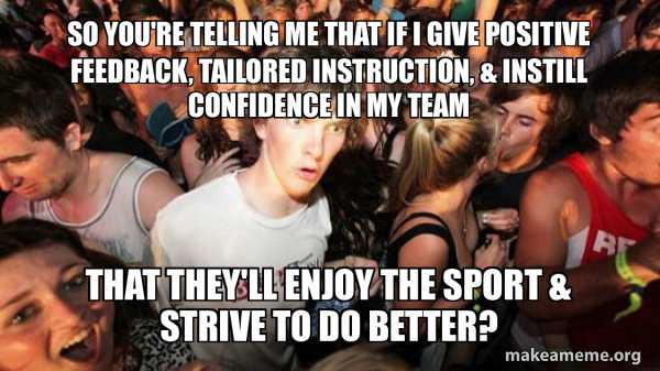 so you're telling me that if I give positive feedback, tailored ...