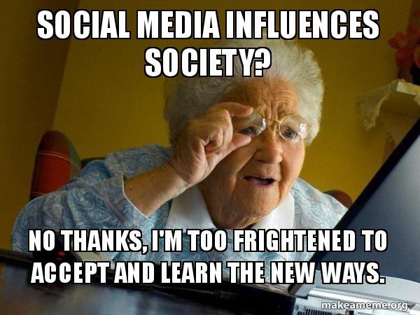 Social Influence Memes 79 Social Media Memes Ideas | Funny, Bones