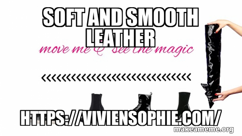 Soft and Smooth Leather https://viviensophie.com/ Meme Generator