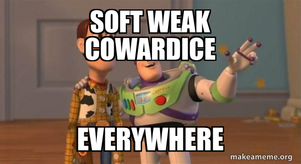 soft weak cowardice everywhere - Buzz and Woody (Toy Story) Meme Meme ...