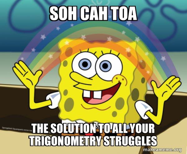 SOH CAH TOA the solution to all your trigonometry struggles - Rainbow ...