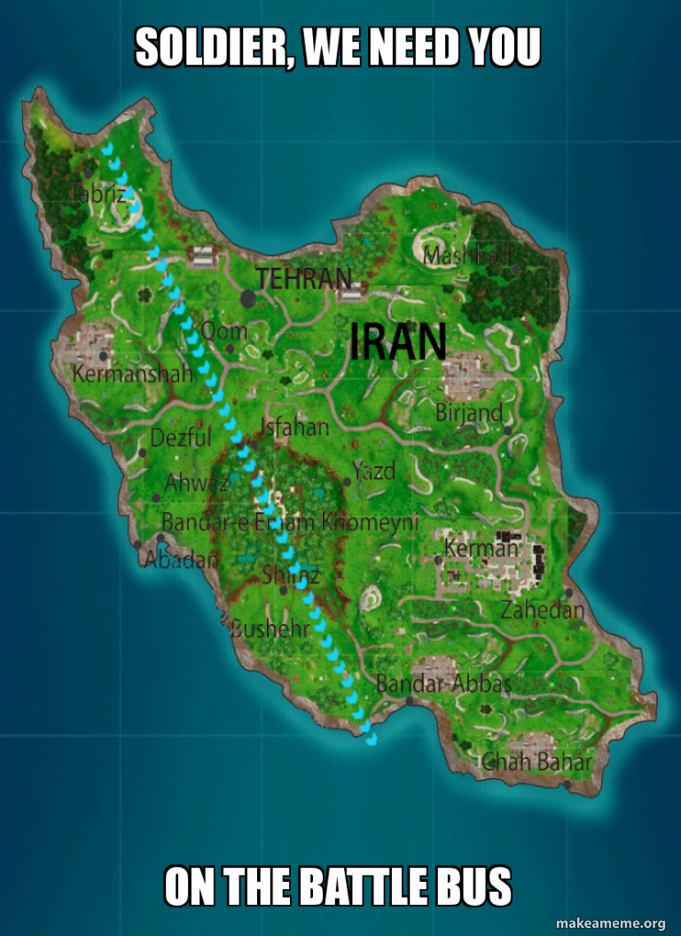 SOLDIER, WE NEED YOU ON THE BATTLE BUS Meme Generator