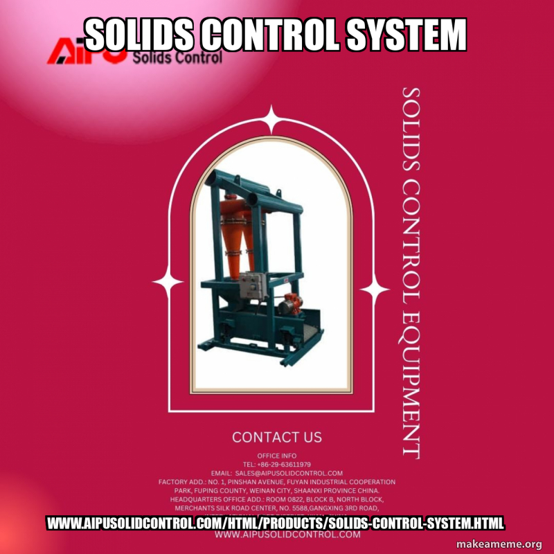Solids Control System www.aipusolidcontrol.com/html/products/solids ...