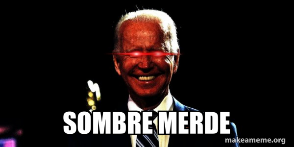 Sombre merde - Dark Brandon Meme Generator