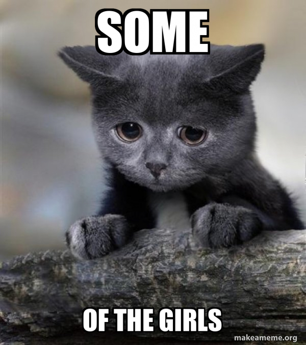 some of the girls - Confession Cat Meme Generator
