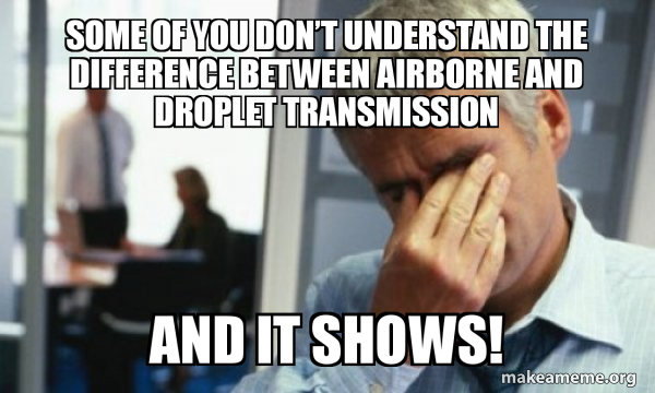 Some of you donâ€™t understand the difference between airborne and ...