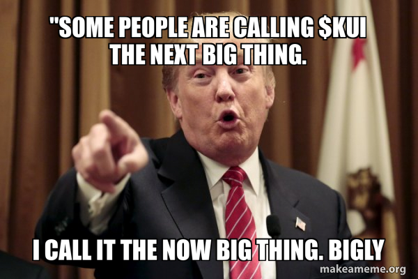 "Some people are calling $KUI the next big thing. I call it the now big ...