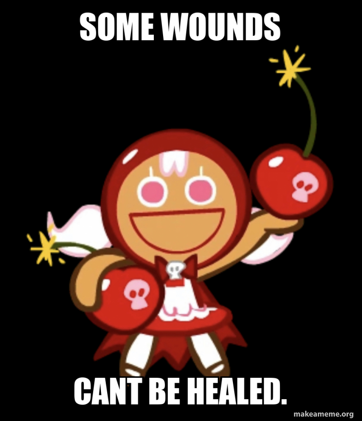 Some wounds Cant be healed. Meme Generator