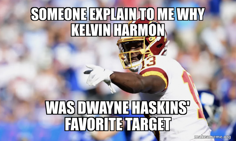 someone explain to me why kelvin harmon was dwayne haskins' favorite ...