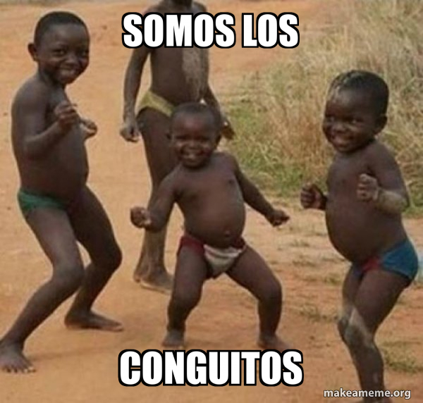 Somos los Conguitos - Dancing Black Kids Meme Generator