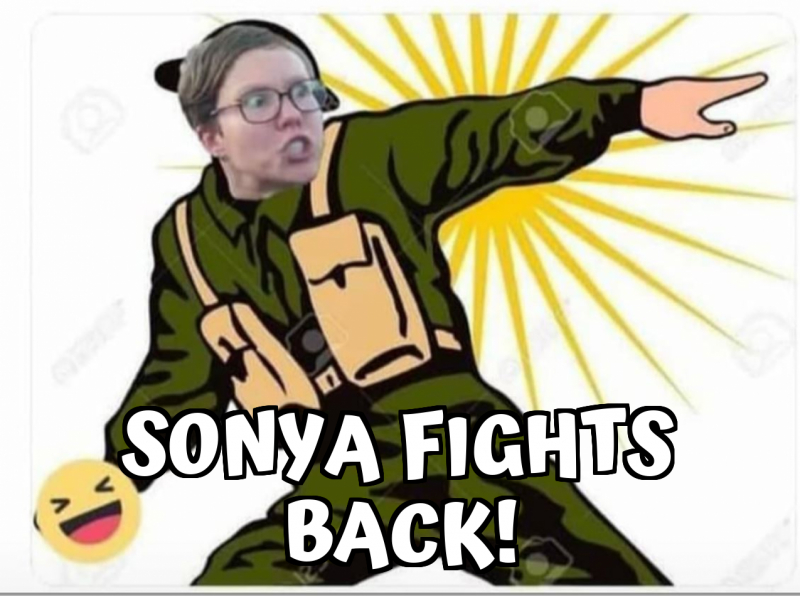Sonya Fights Back! Meme Generator