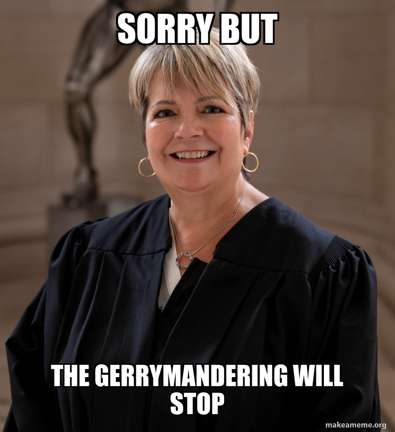 Sorry But The Gerrymandering will stop Meme Generator