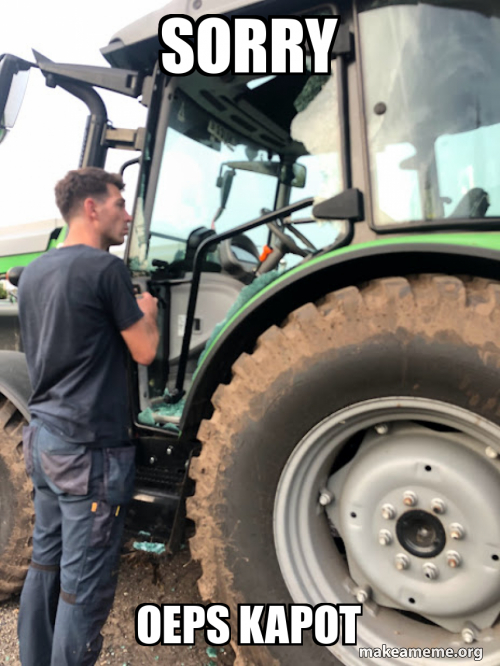 SORRY OEPS KAPOT Meme Generator