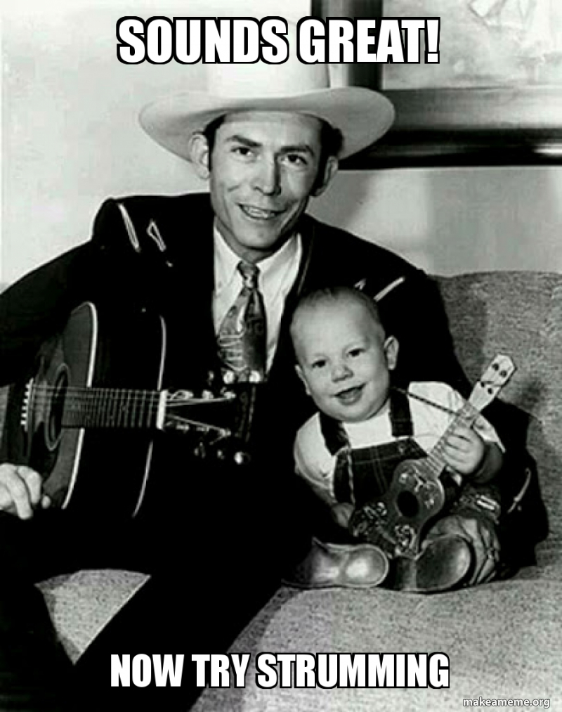 Sounds great! Now try strumming Meme Generator