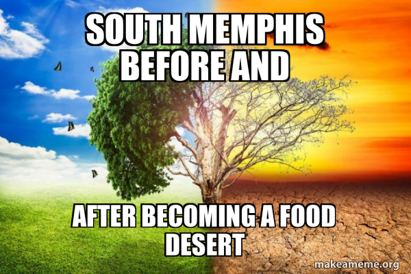 south memphis before and after becoming a food desert - Climate Change ...