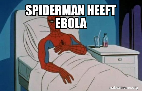 spiderman heeft ebola - Spiderman Cancer Meme Generator