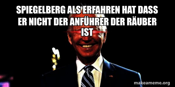 Spiegelberg als erfahren hat dass er nicht der Anführer der Räuber ist ...