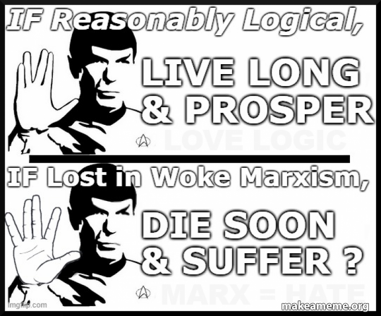 - SPOCK LOVES LOGIC and hates Marx Meme Generator