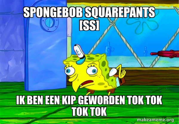 Spongebob Squarepants [SS] ik ben een kip geworden TOK TOK TOK TOK ...