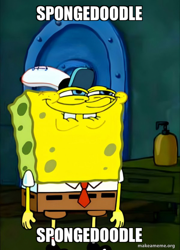 SPONGEDOODLE SPONGEDOODLE - SpongeBob Grin Meme Generator