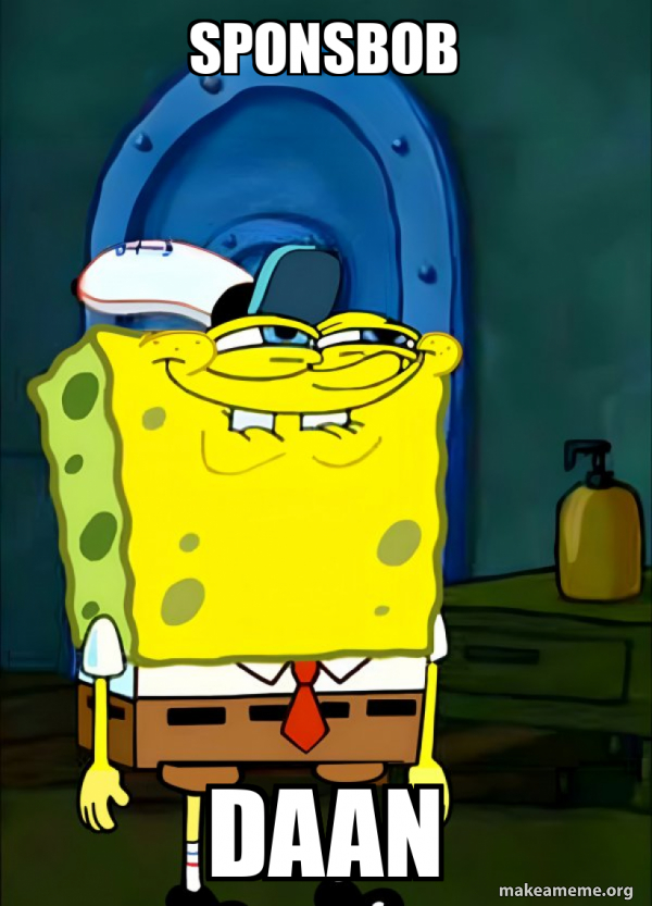 sponsbob daan - SpongeBob Grin Meme Generator