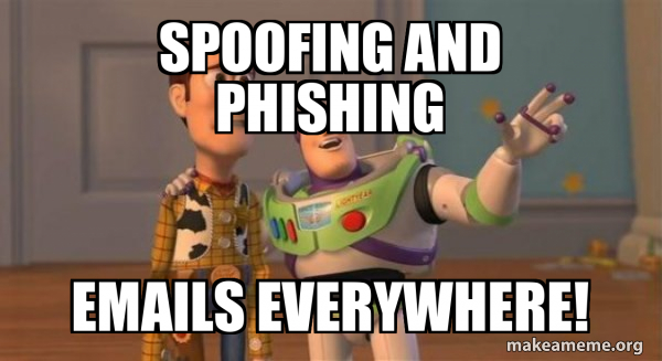 SPOOFING AND PHISHING EMAILS EVERYWHERE! - Buzz and Woody (Toy Story ...