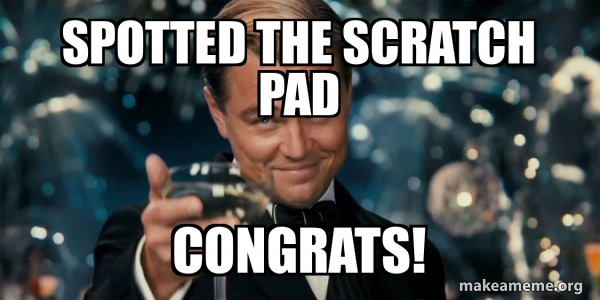 Spotted the scratch pad Congrats! - Great Gatsby Reaction - Leonardo ...
