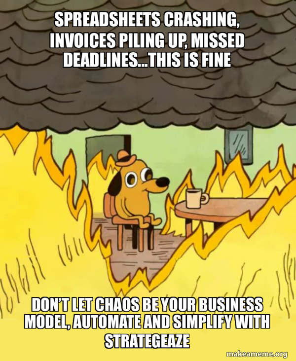 Spreadsheets crashing, invoices piling up, missed deadlines...This is ...
