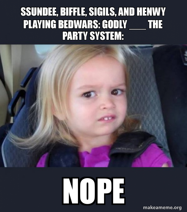 ssundee, biffle, sigils, and henwy playing bedwars: godly ___ the party ...