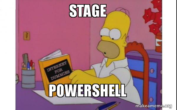 STAGE POWERSHELL - Computer Homer Meme Generator