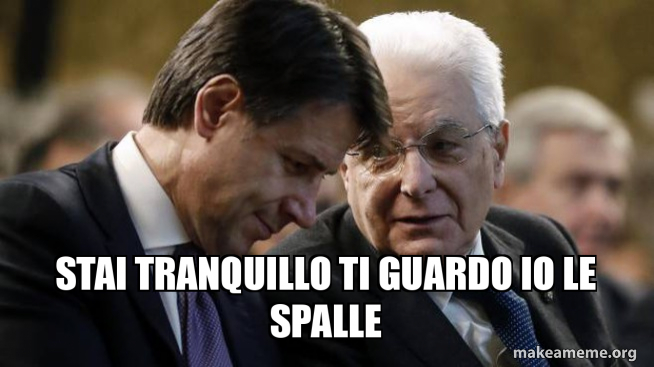stai tranquillo ti guardo io le spalle Meme Generator