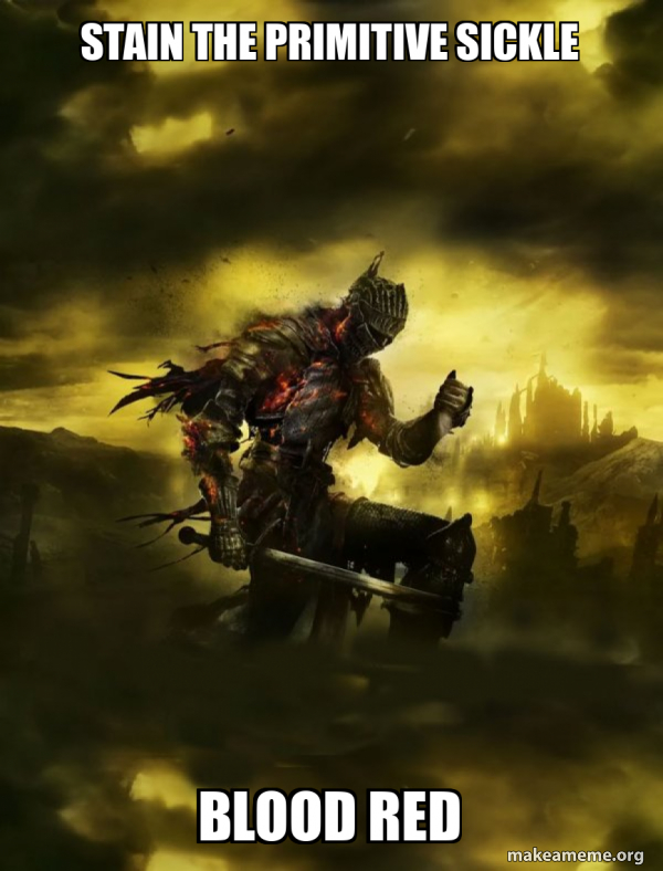 stain the primitive sickle blood red - Dark Souls III - Dark Souls 3 ...