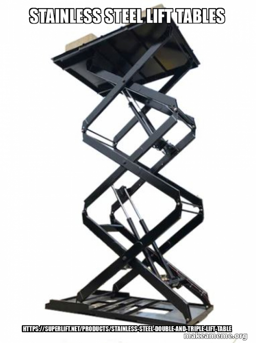 Stainless Steel Lift Tables https://superlift.net/products/stainless ...