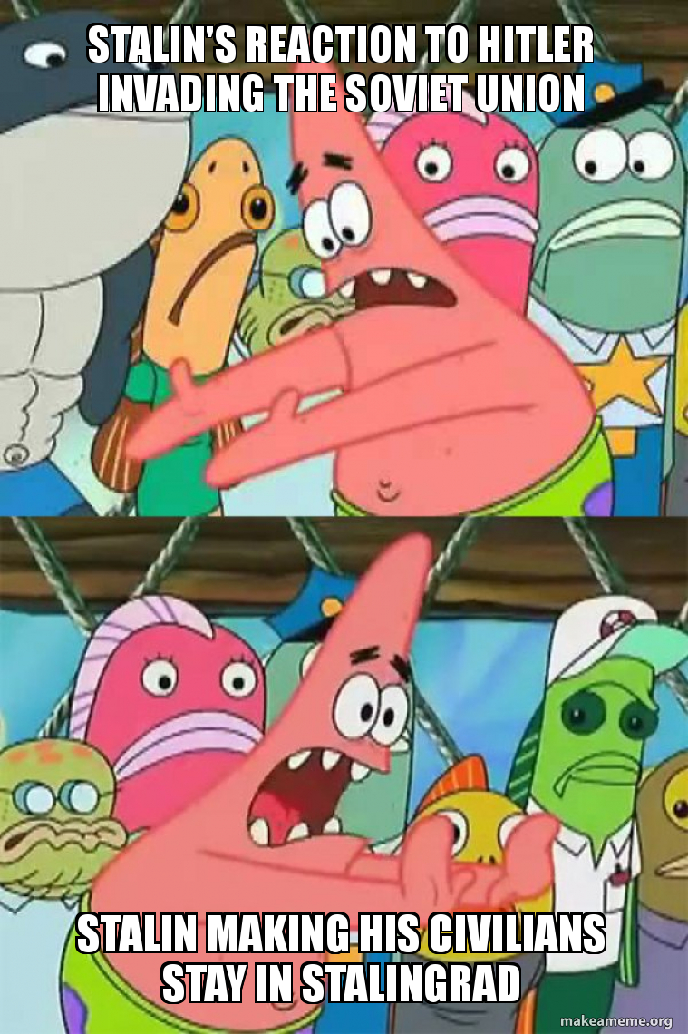 Stalin's reaction to Hitler invading the Soviet Union Stalin making his ...