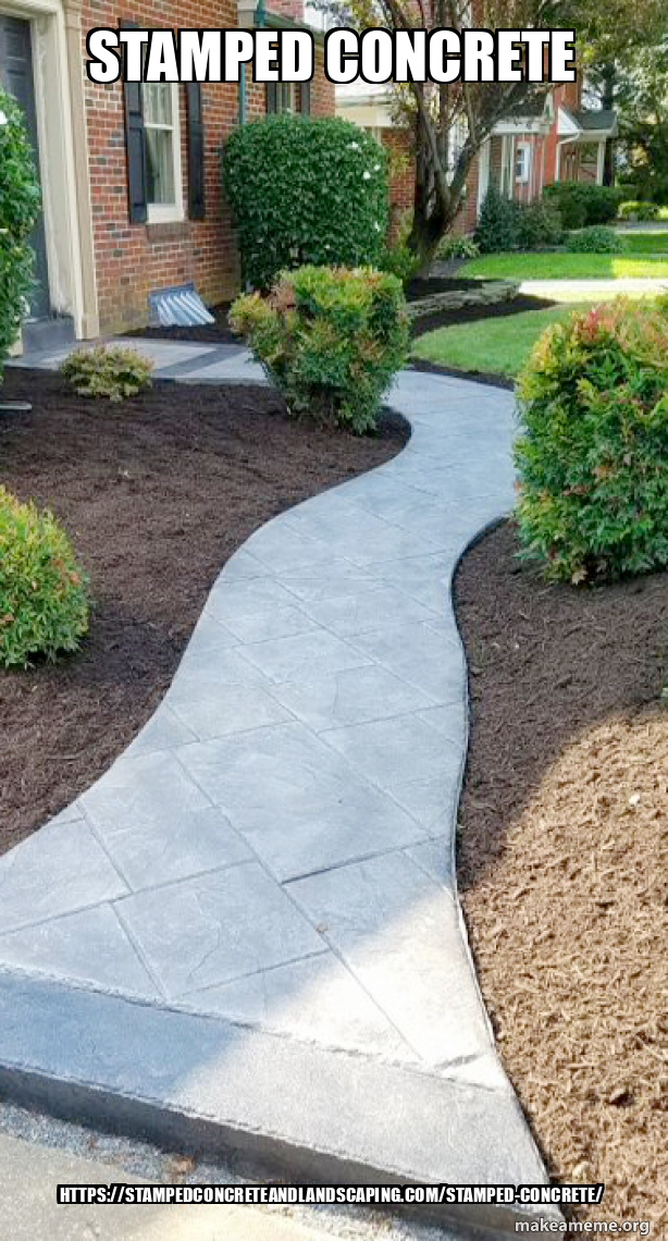 Stamped Concrete https://stampedconcreteandlandscaping.com/stamped ...