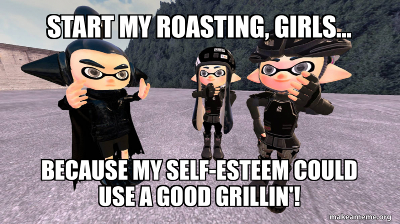 Start my roasting, girls… Because my self-esteem could use a good ...