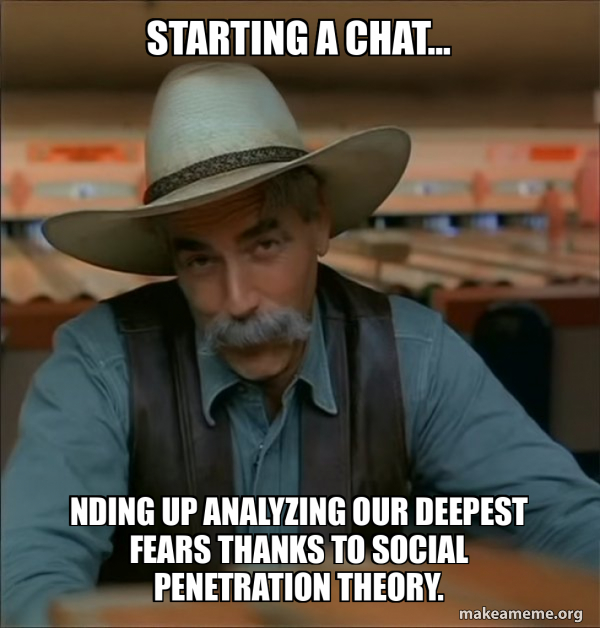 Starting a chat... nding up analyzing our deepest fears thanks to ...