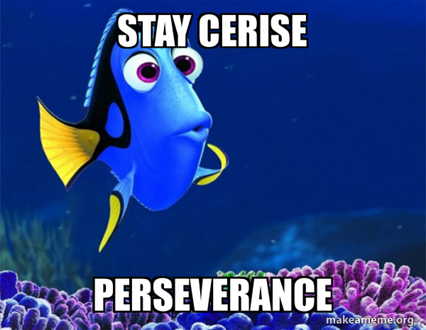 stay cerise perseverance - Dory from Nemo (5 second memory) Meme Generator