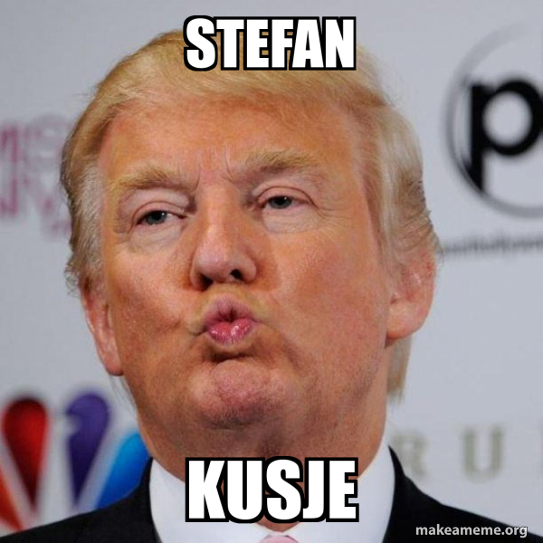 stefan kusje - Donald Trump Kissing Meme Generator
