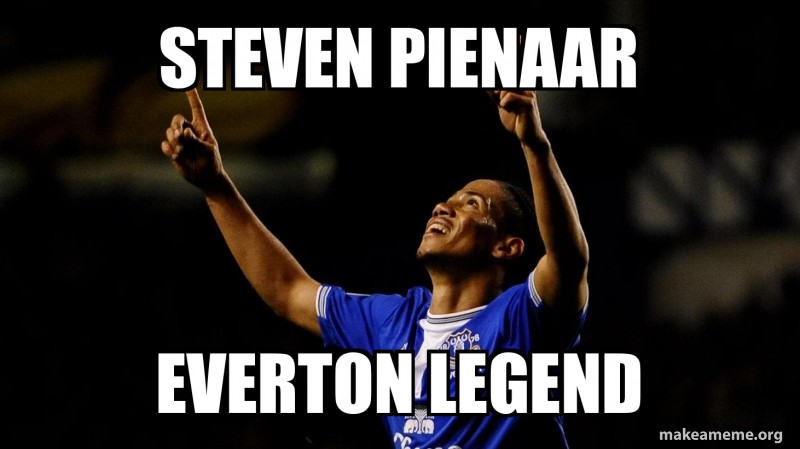 steven pienaar everton legend Meme Generator