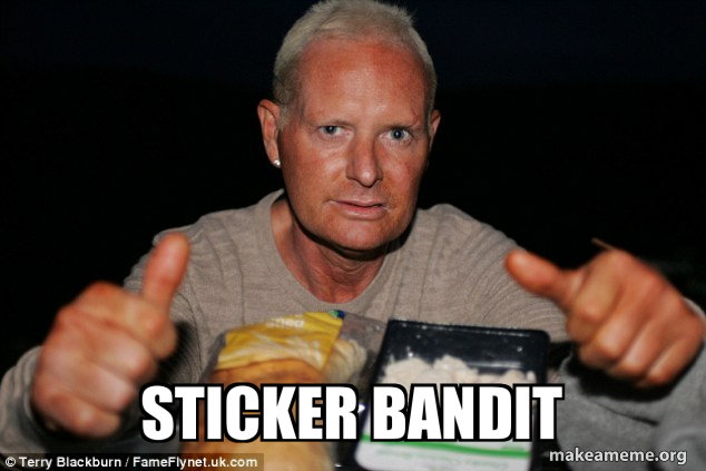Sticker bandit Meme Generator