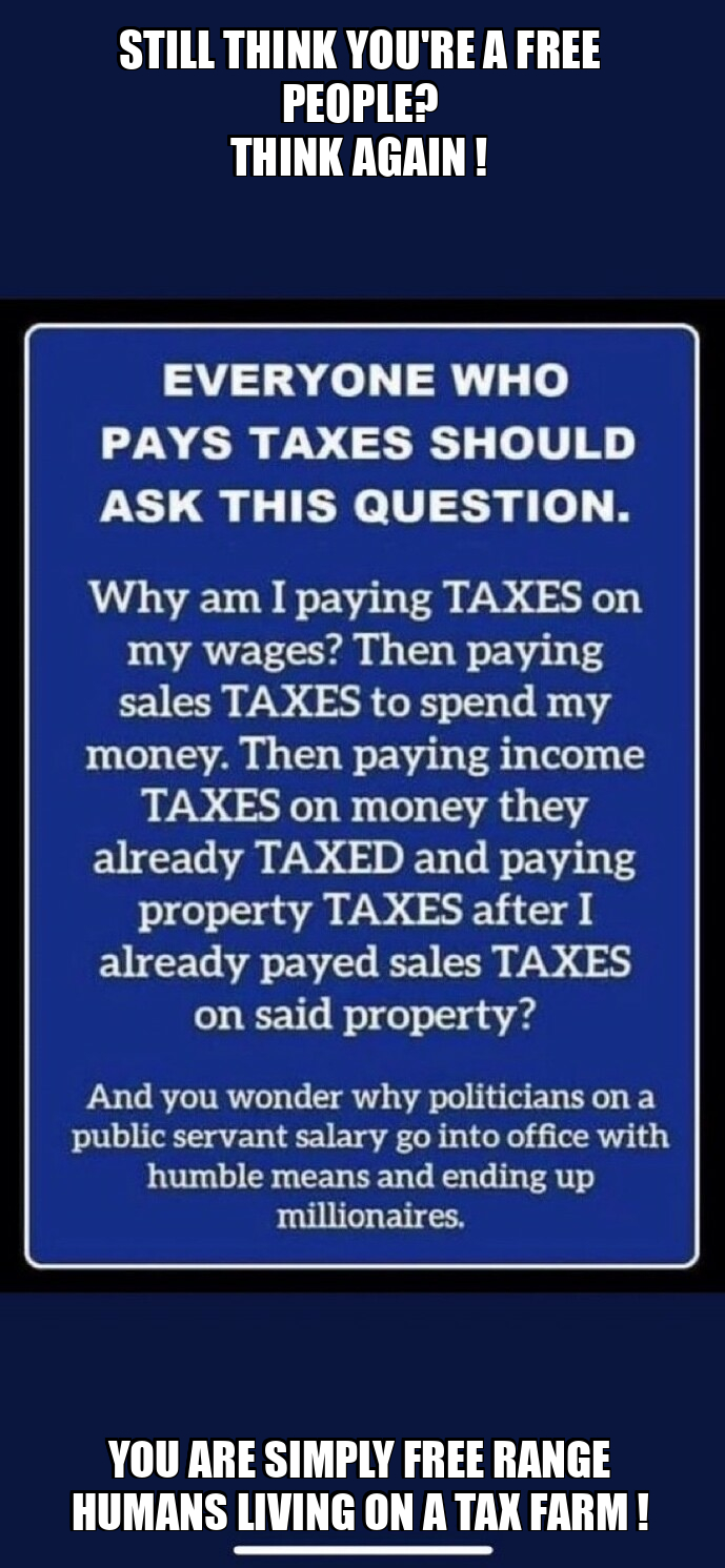 still think you're a free people? think again ! you are simply free ...