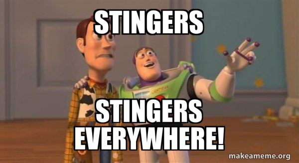 Stingers Stingers EVERYWHERE! - Buzz and Woody (Toy Story) Meme Meme ...