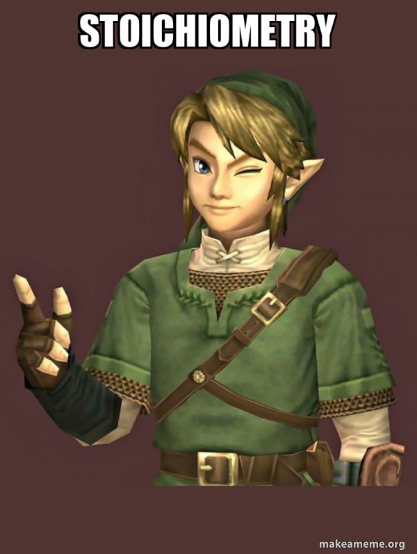 Stoichiometry - Zelda Meme Generator